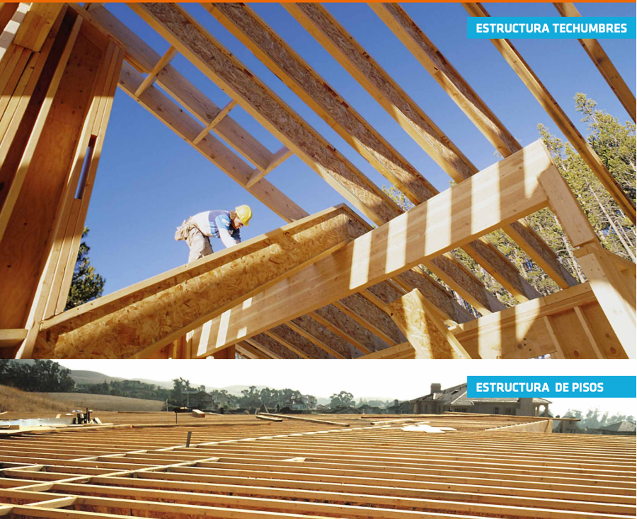 OSB Vigas I Joist — Vigas para estructura de pisos y techumbres en ...